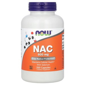 NOW Foods NAC, 600 mg, 250 Capsules : Target