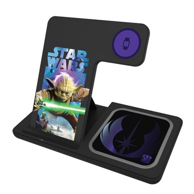 Keyscaper Star Wars Yoda Portrait Collage 15-watt 3 In 1 Charging ...