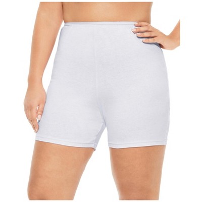 Comfort Choice Women's Plus Size Stretch Cotton Boxer 3-pack - 7, Gray ...