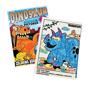 Fun Express Dinosaur Image Hunt Coloring Books - 12 Pc. : Target