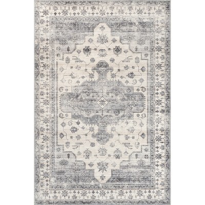 Nuloom Romina Diamond Stripes Area Rug 8x10, Gray : Target