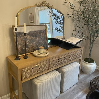 24" X 18" Landscape Study Framed Wall Canvas Antique Gold - Threshold ...