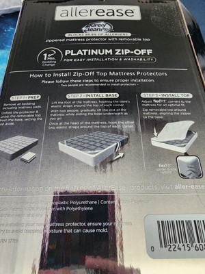 Full Platinum Zip Off Mattress Protector - Allerease : Target