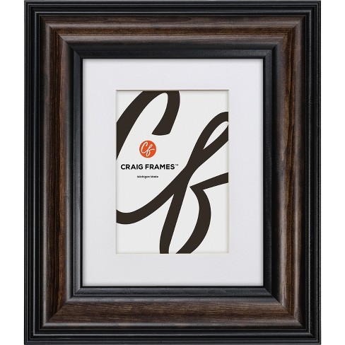 Bauhaus 8x10 Inch Walnut Picture Frame, Matted : Target