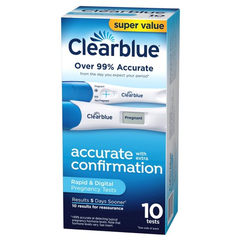 Clearblue Combo Pregnancy Tests - 10ct : Target