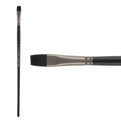 Black Swan Synthetic Red Sable Flat Paint Brushes - Flat Size # 12 ...