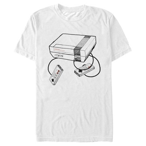 Men's Nintendo Classic Console T-shirt - White - Large : Target