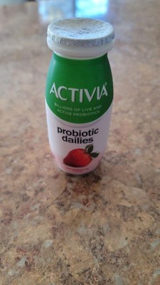 Activia Probiotic Dailies Strawberry Yogurt Drink - 8ct/3.1 Fl Oz ...