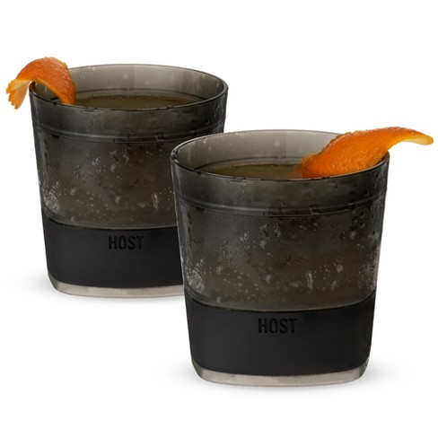 Host Freeze Cooling Cups Set Of 2, Old Fashioned Glass With Silicone ...
