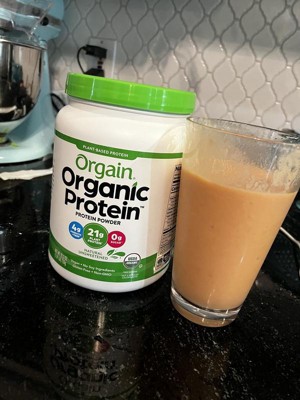 Orgain Organic Vegan Plant Based Protein Powder - Vanilla Bean - 16 ...