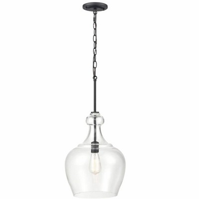Millennium Lighting Corra 1 - Light Pendant In Matte Black : Target