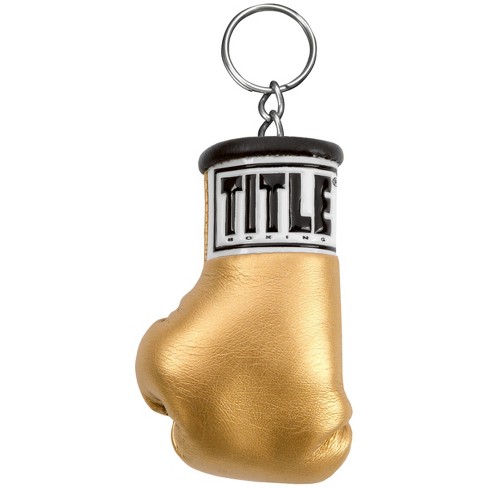 Title Boxing Authentic Detailed Mini Lace Up Glove Key Ring - Gold : Target