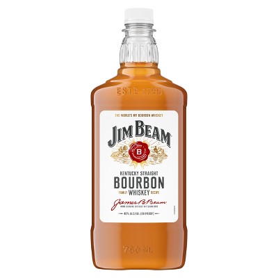 Jim Beam Bourbon Whiskey - 750ml Plastic Bottle : Target