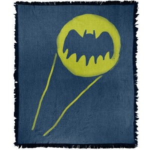 Batman The Bat Signal Blanket 50"x60" Woven Tapestry : Target