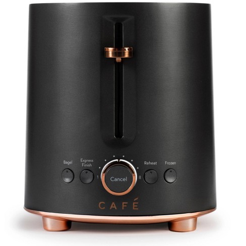 Café Express Finish 2 Slice Metal Toaster Matte Black: Ge Appliances ...