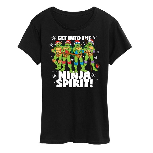 Women's Teenage Mutant Ninja Turtles Get Into The Ninja Spirit Short Sleeve Graphic T-shirt ...