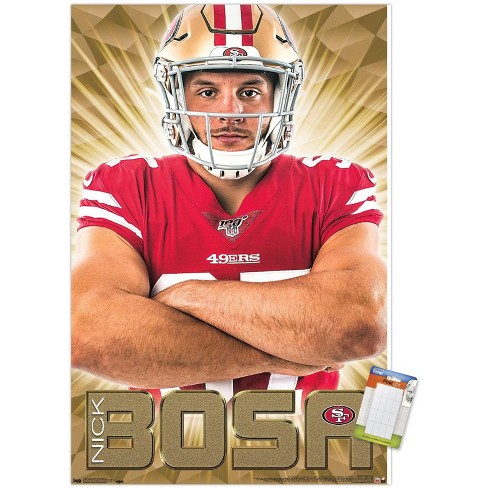Trends International Nfl San Francisco 49ers - Nick Bosa 19 Unframed ...