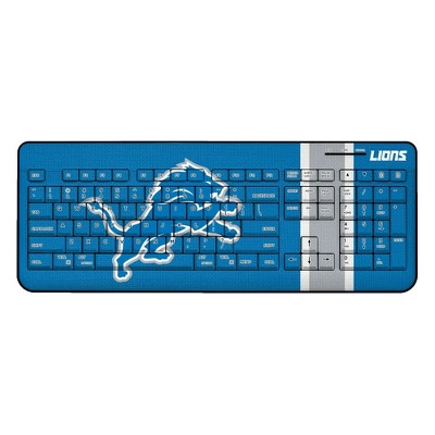 Keyscaper Detroit Lions Stripe Wireless Usb Keyboard : Target