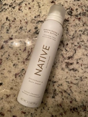Native Deodorant & Body Spray - Sandalwood & Shea Butter - Aluminum ...