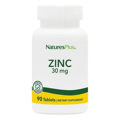 Zinc 30mg By Nature's Plus - 90 Tablet : Target