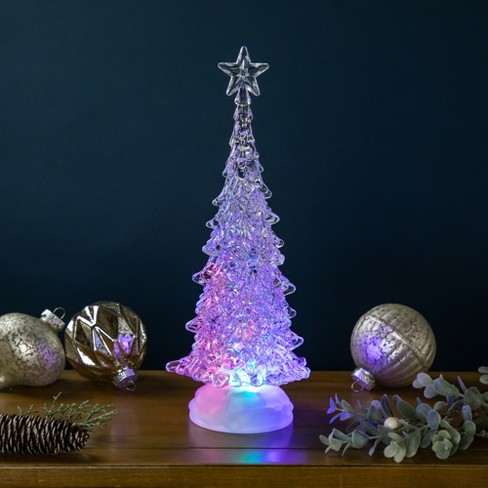 Northlight Led Lighted Acrylic Christmas Tree With Star Decoration - 12 ...