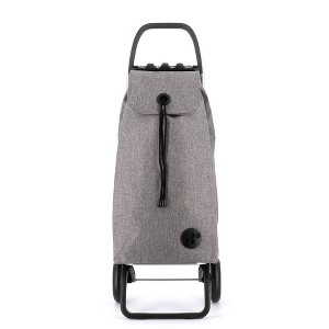 Rolser I-Max Tweed 2 Wheel Foldable Shopping Cart Gray : Target