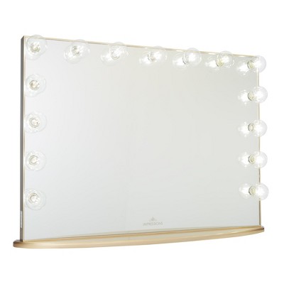 Impressions Vanity Hollywood Glow® Pro Vanity Mirror Champagne Gold ...