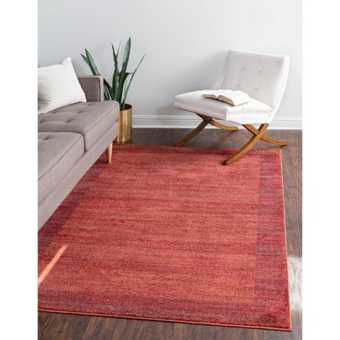 Unique Loom Abigail Del Mar Area Rug , 10'x13' Rectangular ,terracotta ...