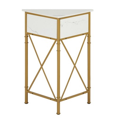 Metal/glass Etagere Brass - Threshold™: 3-tier Over Toilet Storage, 60. ...
