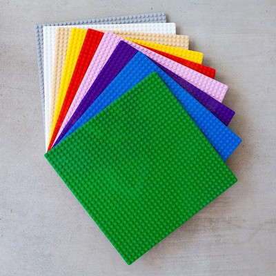 Creativeqt Makerbase Blue 4 Pack, 10x10 Peel-and-stick Building Blocks ...