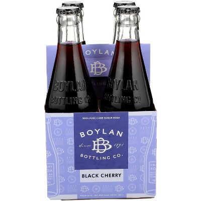 Boylan Bottling Co. Black Cherry Soda - Case Of 6 - 4 Pk/12 Fl Oz : Target