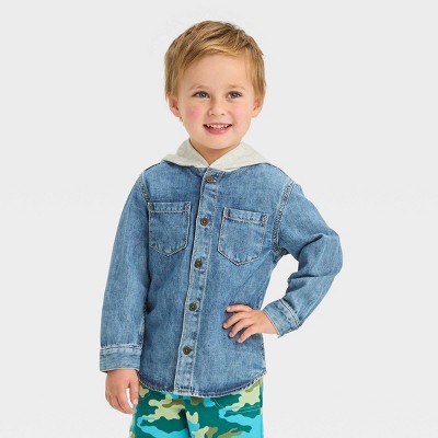 Disney Mickey Mouse Goofy Donald Duck Toddler Boys Denim Jacket Friends ...