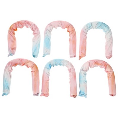 Unique Bargains Heatless Hair Curler Curling Rod Champagne 2 Set : Target