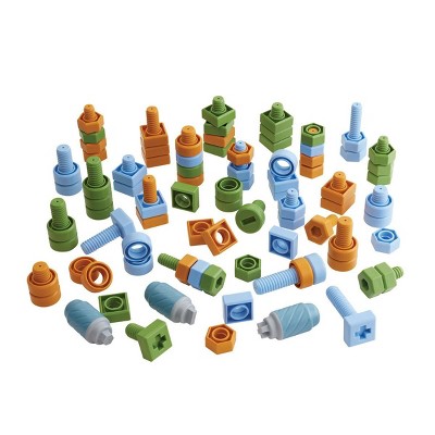 Kaplan Early Learning Twisty Tools - Nuts And Bolts Set - 84 Pieces ...