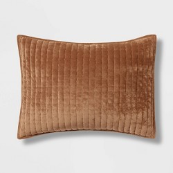 Channel Stitch Velvet Quilt Sham - Threshold™ : Target