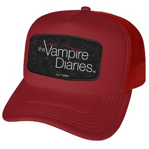 The Vampire Diaries Logo Foam Trucker Cap With Sublimation Patch ...