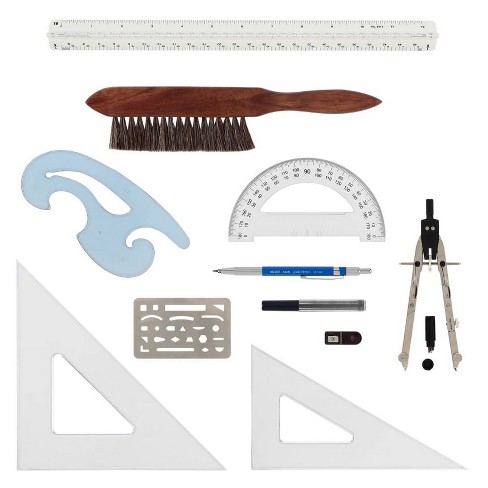 Acurit Drafting Tools Architect Set, 10 Piece Drafting Kit For ...