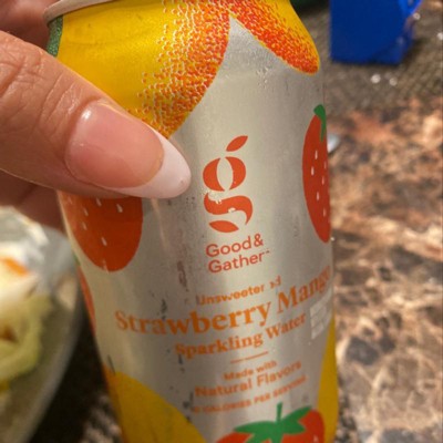 Strawberry Mango Sparkling Water - 8pk/12 Fl Oz Cans - Good & Gather™ : Target