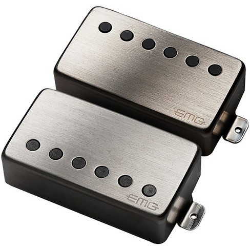 Emg 57/66-ls Active Pickup Set, Long Shaft Brushed Chrome : Target