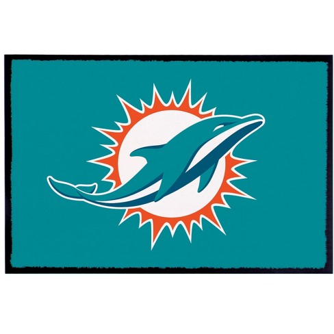 2'x3' Usa Indoor/outdoor Entryway Mat, Miami Dolphins : Target