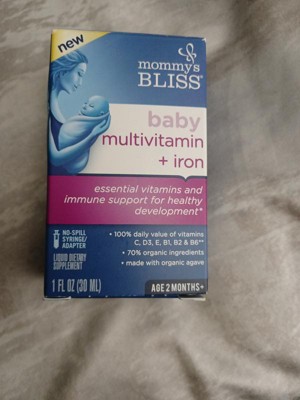 Mommy's Bliss Baby Multivitamin + Iron - 1 Fl Oz : Target