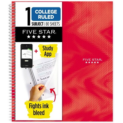 Five Star 80ct College Ruled Loose Leaf Filler Paper Recycled ...