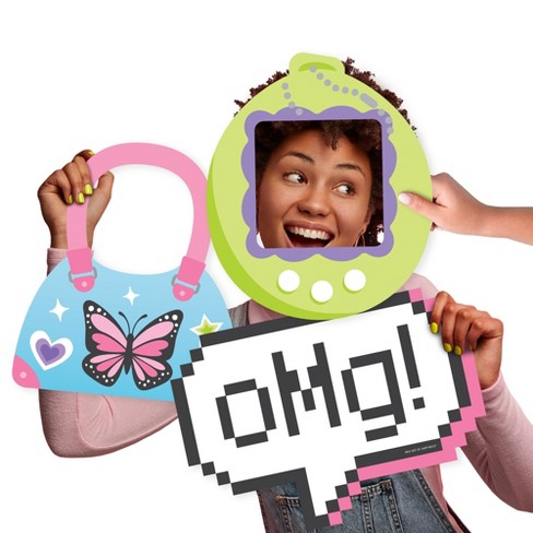 Big Dot Of Happiness 00s Y2k - Virtual Pet, Purse, And Talk Bubble ...