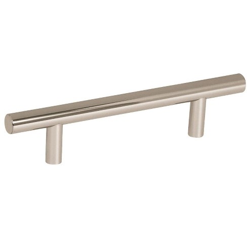 Amerock Bar Pulls 3-3/4 Inch (96mm) Center-to-center Polished Nickel ...