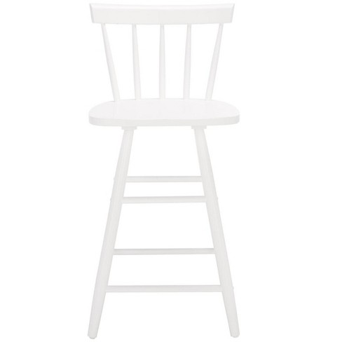 Tally Wood Counter Stool - White - Safavieh : Target