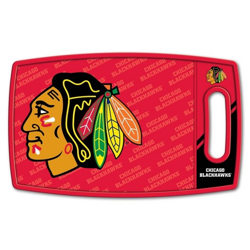 Nhl Chicago Blackhawks Logo Series Cutting Board : Target