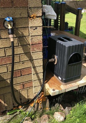 Iris Usa 49 Ft. All-in-one Retractable Hose Reel With Garden Hose ...