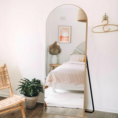 Dovelina Metal Framerectangle With Rounded Topfull Length Mirror ...