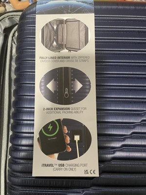 Travel Select Sunny Side 3pc Hardside Spinner Luggage Set With Usb Port ...