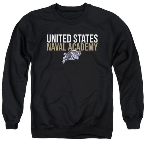 Us Naval Academy Official Stacked Unisex Adult Crewneck Sweatshirt : Target